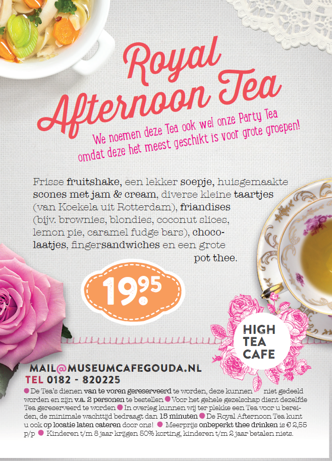 Museumcafé goudA | Voor feestjes in het leven